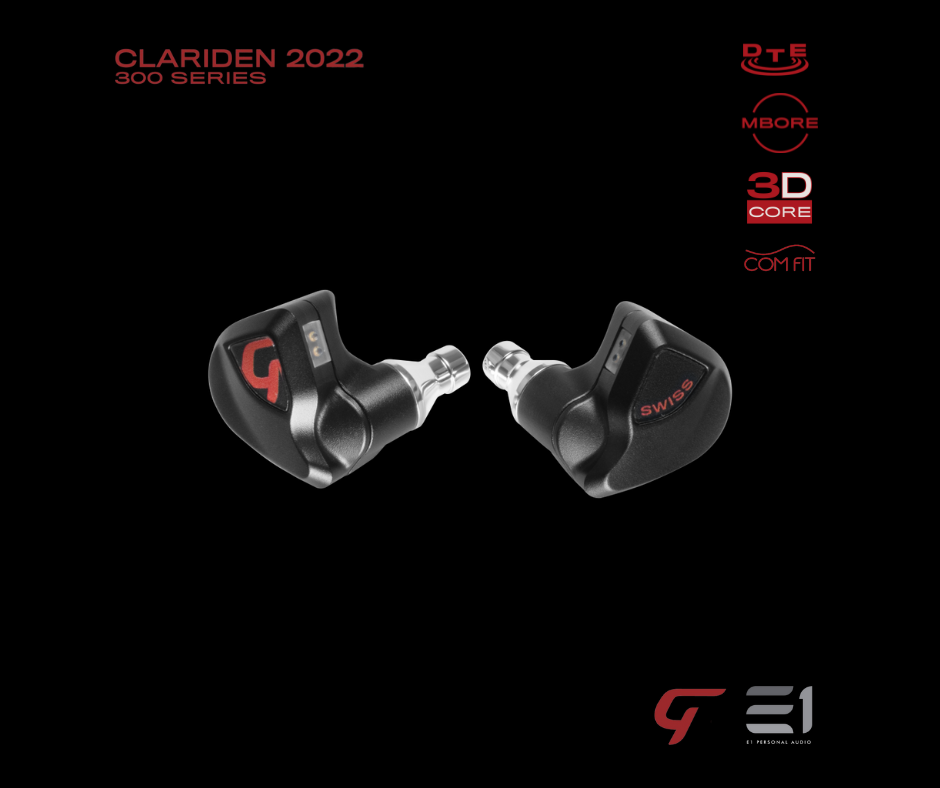 Gaudio Clariden 2022 Universal-fit In-ear Monitors– E1 Personal Audio ...