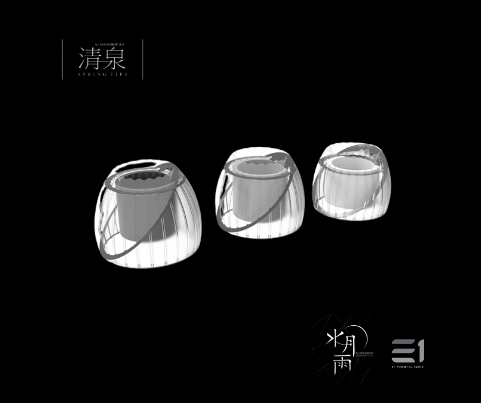 Moondrop Spring Tips– E1 Personal Audio Singapore