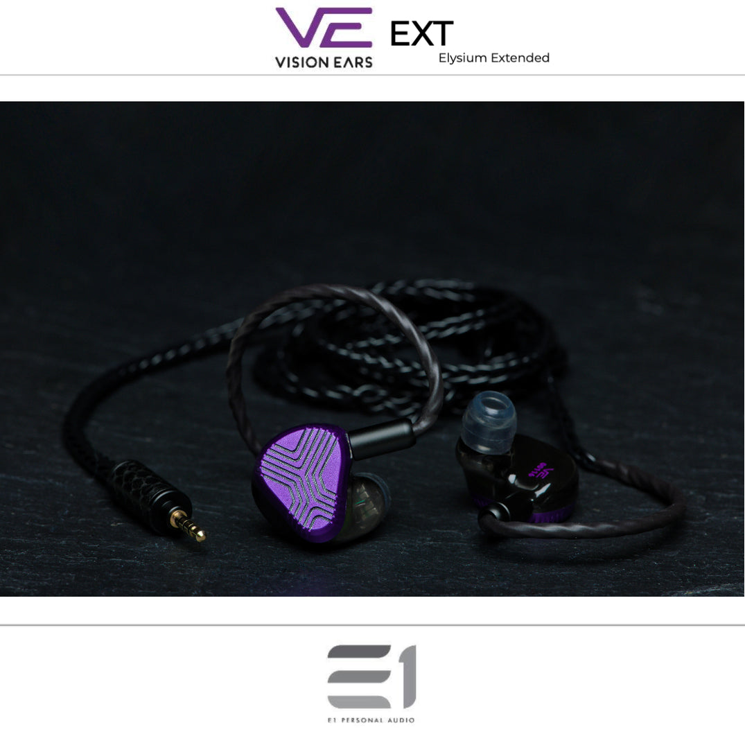 VISION EARS EXT (Elysium Extended) Universal-Fit In-ear Monitors– E1 ...